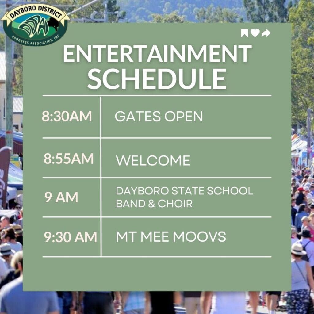 Dayboro Day Festival | Entertainment & Market Stalls in Williams St