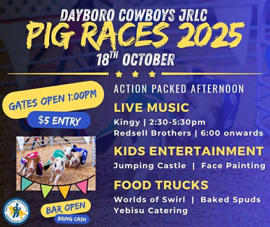WHAT IS ON IN DAYBORO @ ? ONLY ONE WAY TO FIND OUT.