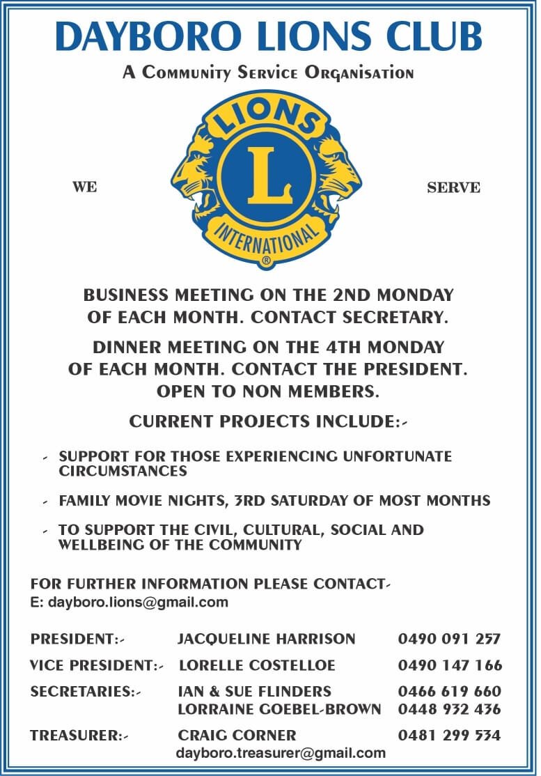 Dayboro Lions Club | Community Service, Dayboro